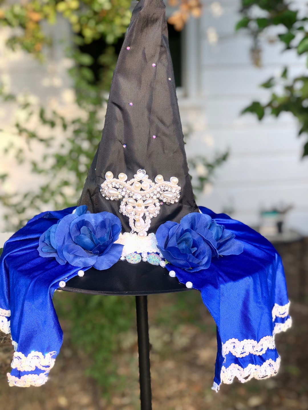 Fancy Witch Hat “blue” Magical Hat for Woman and Girls. Costume ...