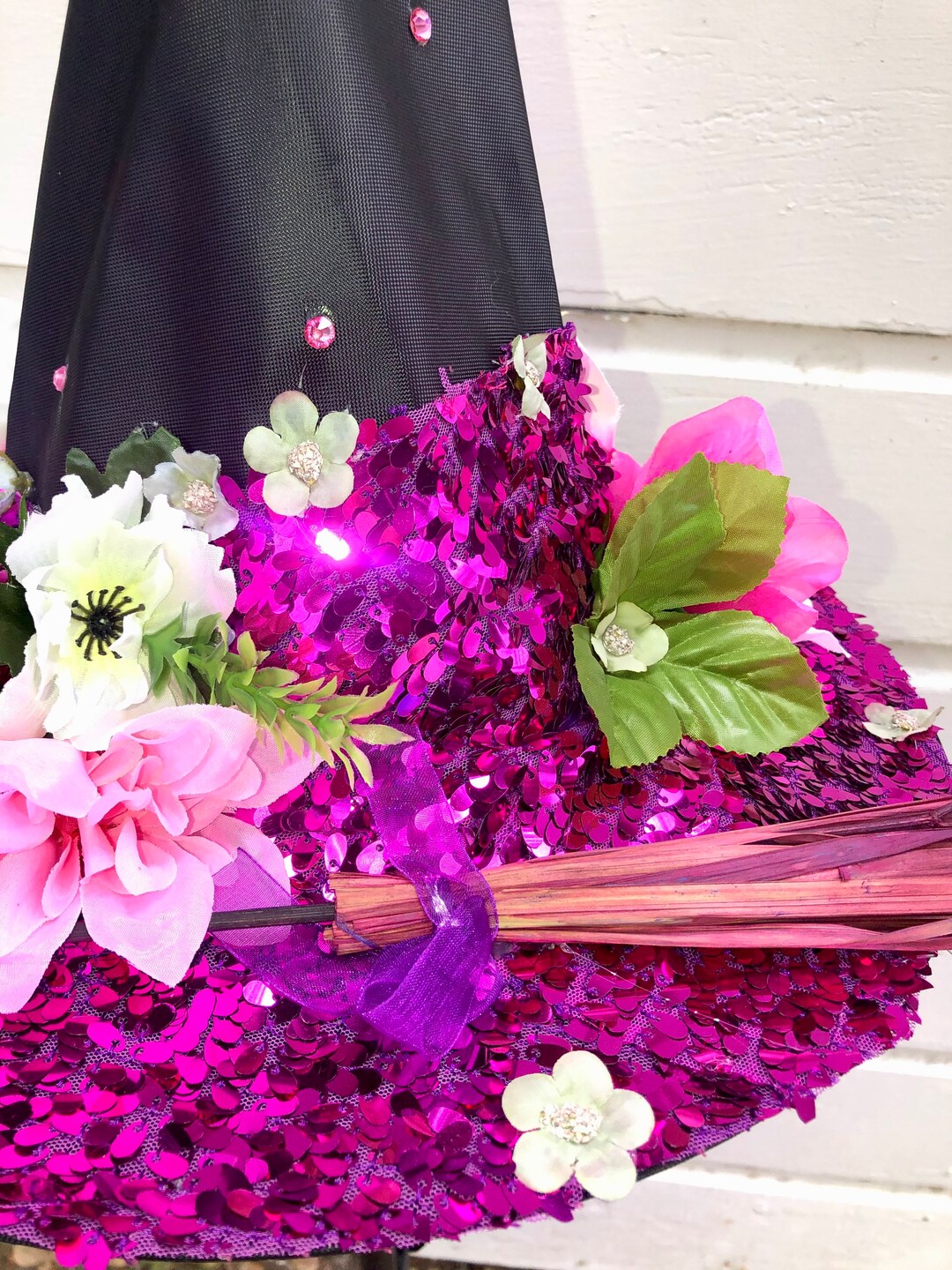 Fancy Witch Hat gigi Magical Sparkle Fairy Hat for Woman and - Etsy