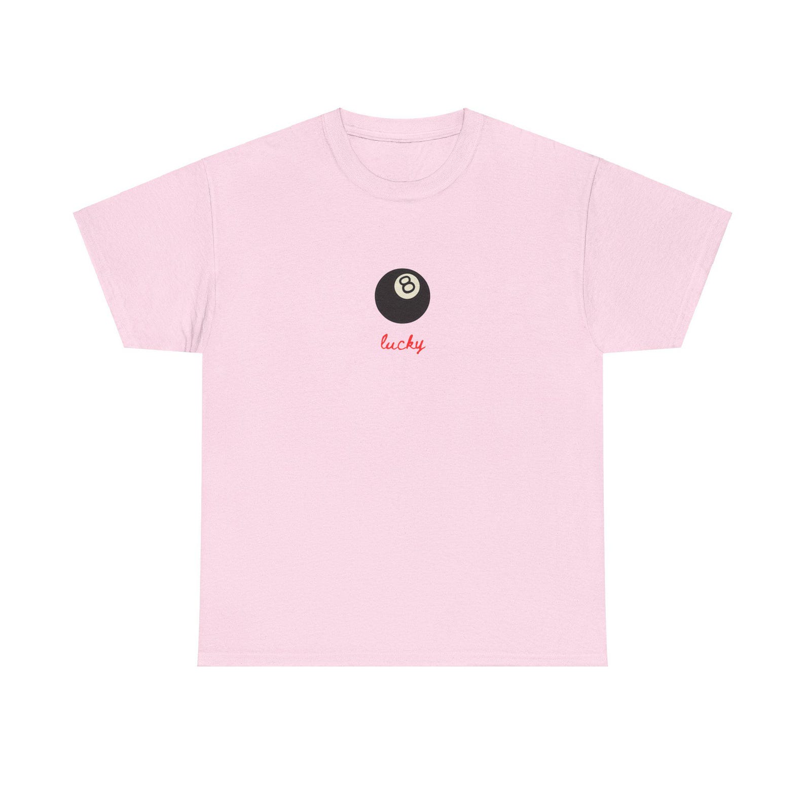 Retro 8 Ball Tee, Unisex Graphic T-shirt, Lucky Eight Ball Shirt ...