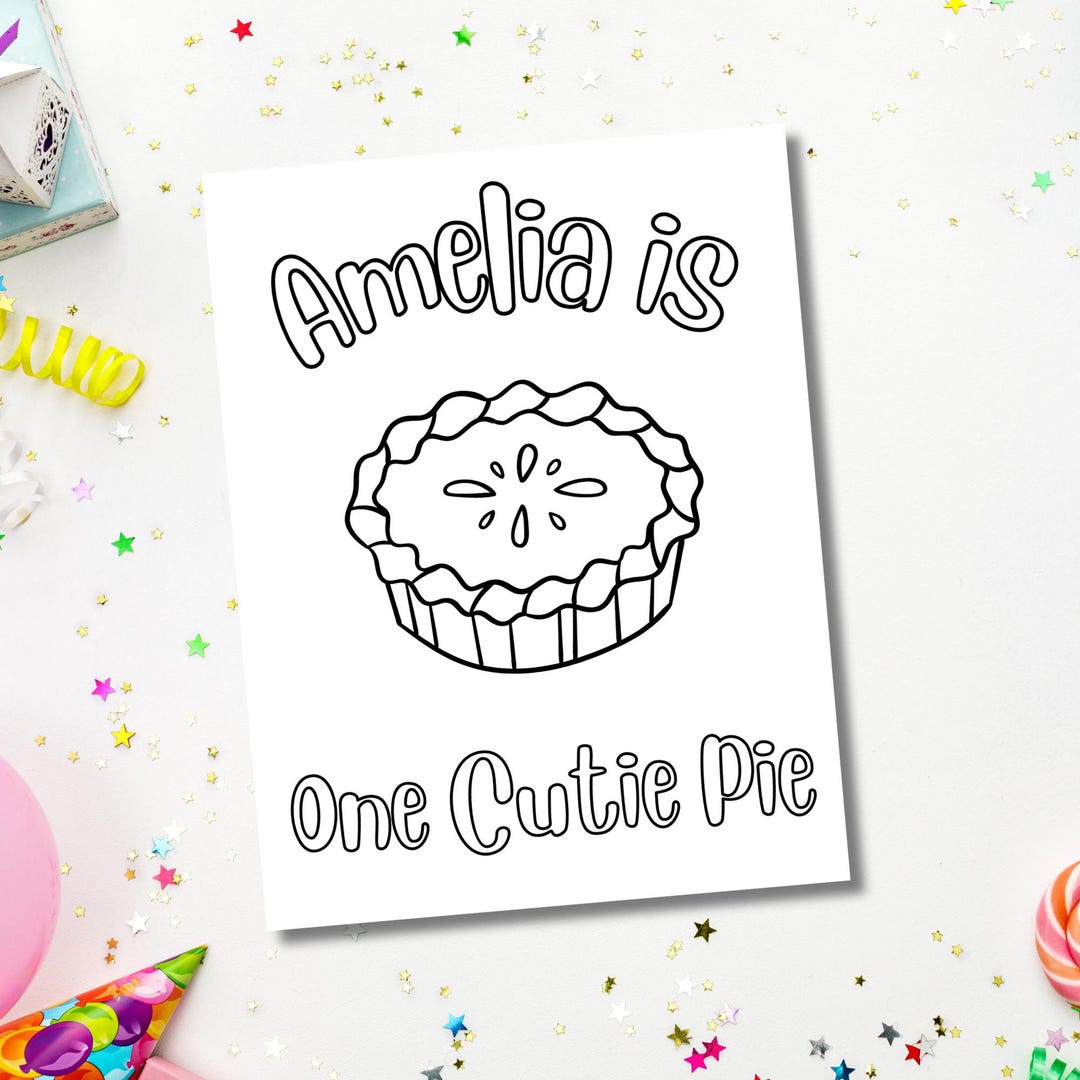 One Cutie Pie Birthday Supplies, Cutie Pie First Birthday Party ...