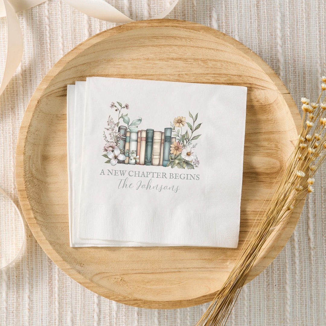 A New Chapter Begins Bridal Shower Decor, Storybook Bridal Shower ...
