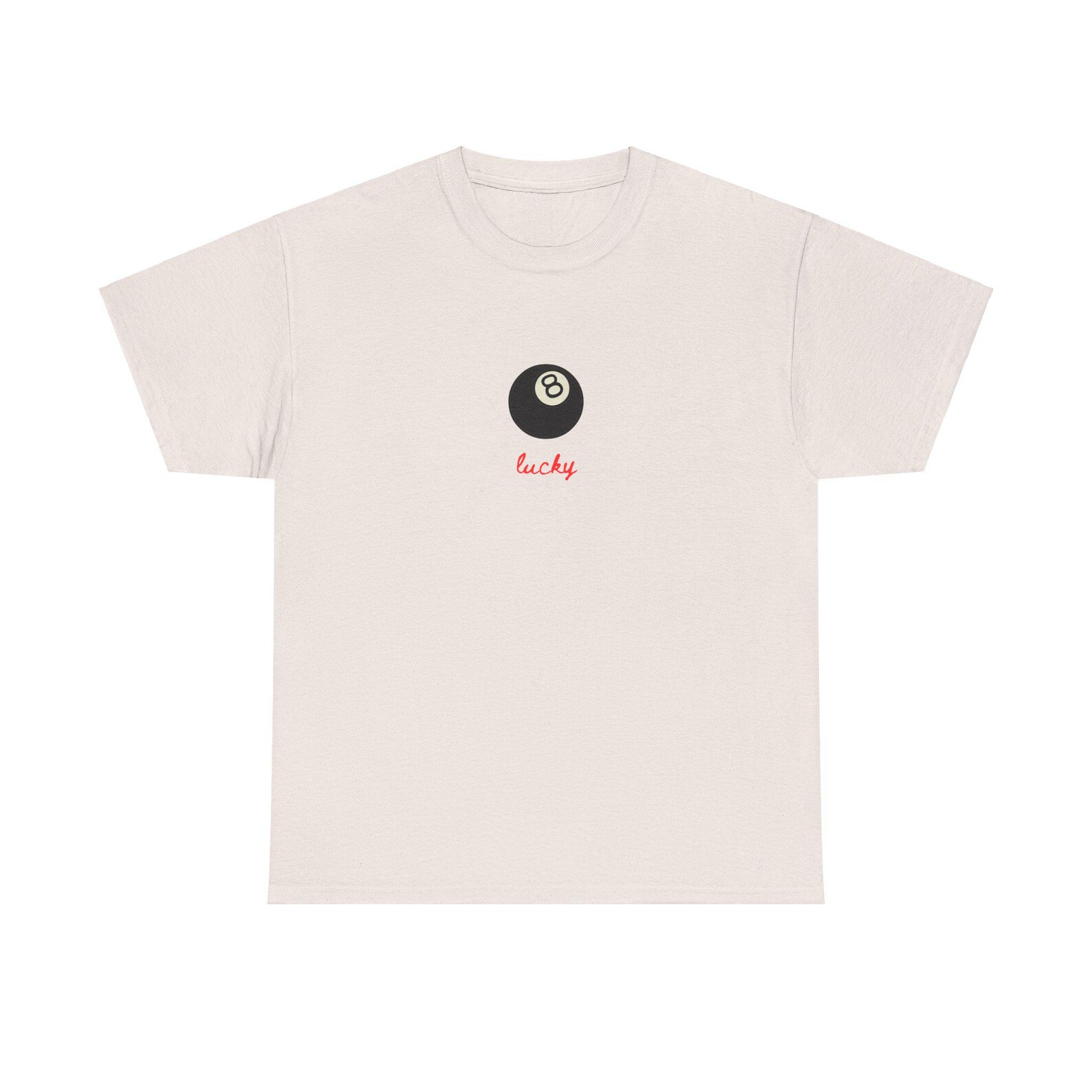 Retro 8 Ball Tee, Unisex Graphic T-shirt, Lucky Eight Ball Shirt ...