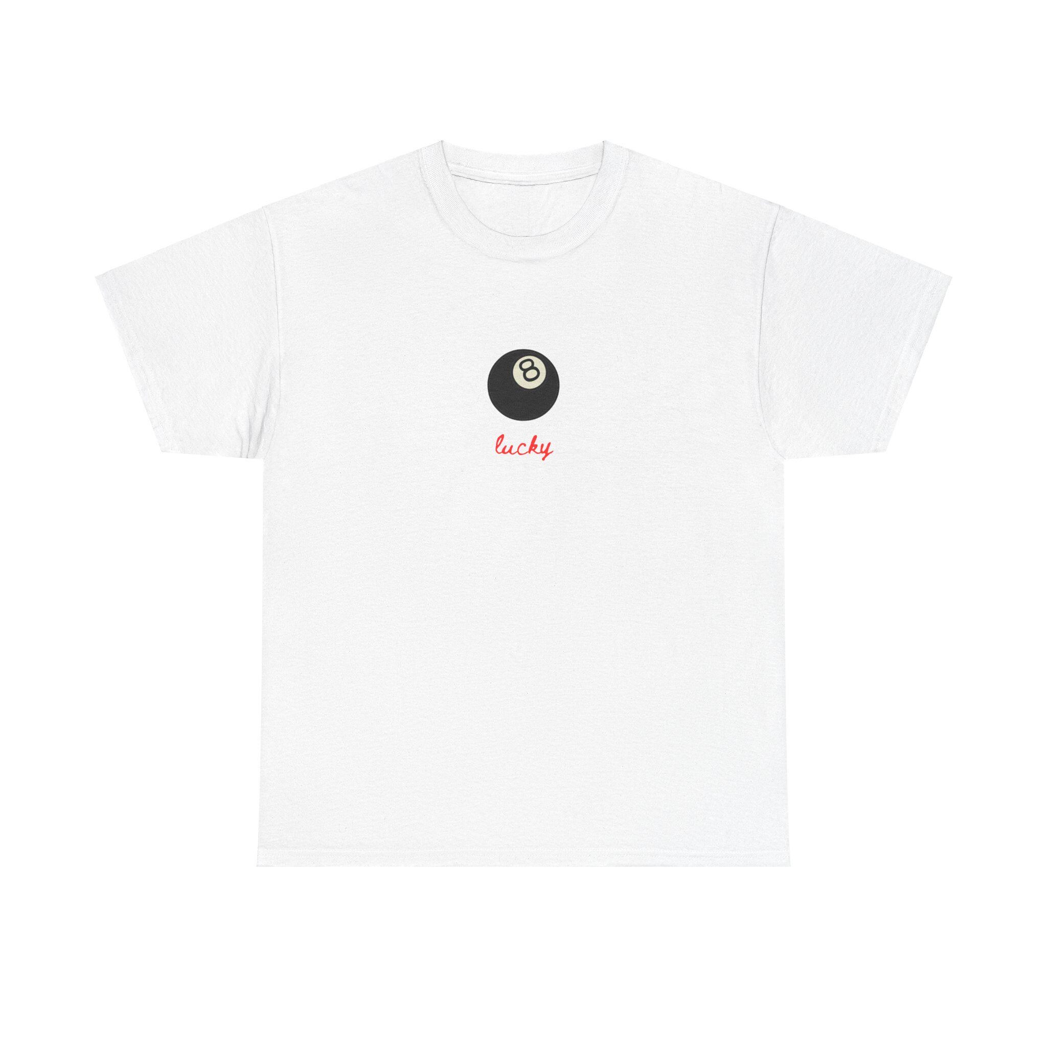 Retro 8 Ball Tee, Unisex Graphic T-shirt, Lucky Eight Ball Shirt ...