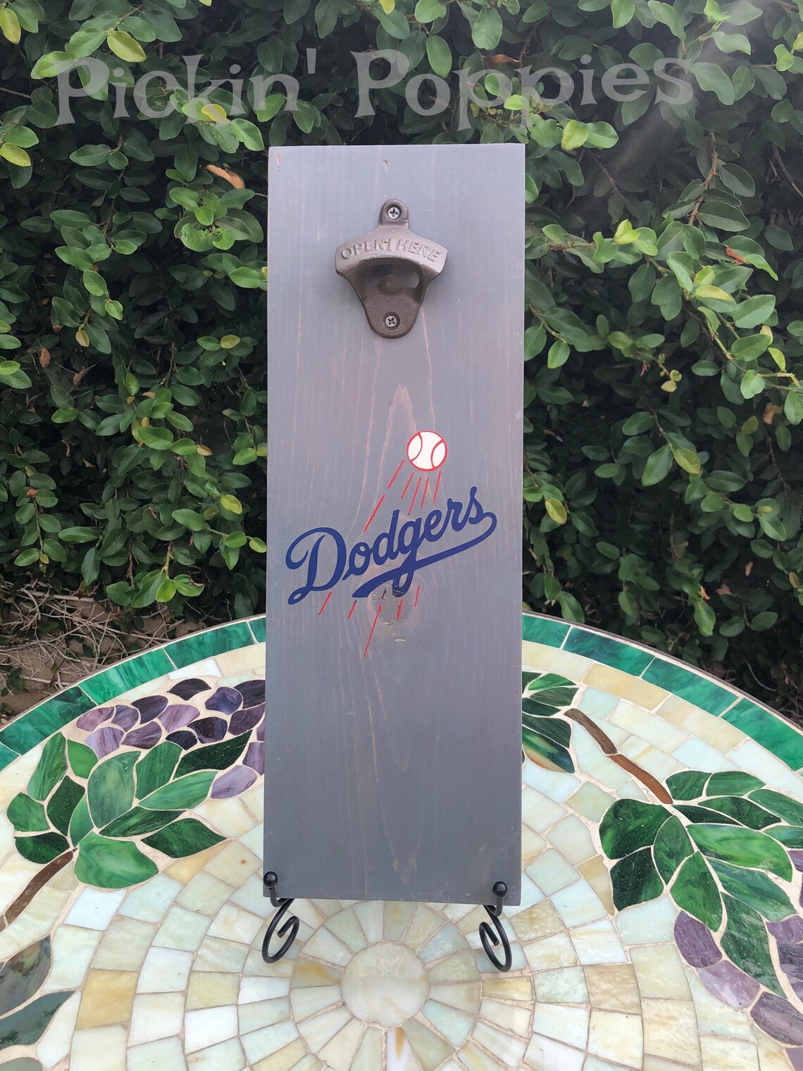 LA Dodgers Wall Mounted Opener, Beer Bottle Opener, Dodger Fan Gift ...