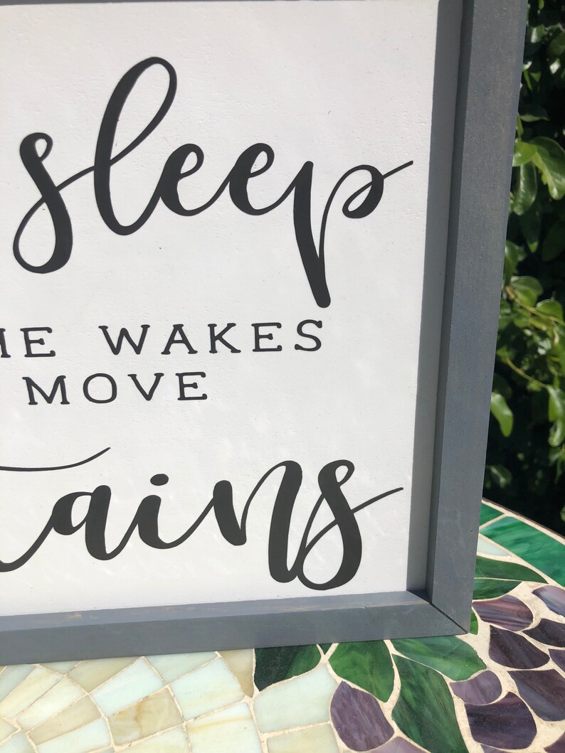 Let Her Sleep Sign Nursery Wall Decor Girls Room Wood Sign - Etsy