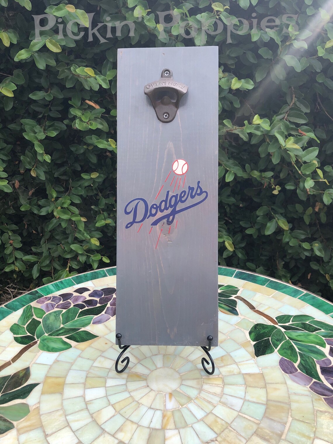LA Dodgers Wall Mounted Opener, Beer Bottle Opener, Dodger Fan Gift ...
