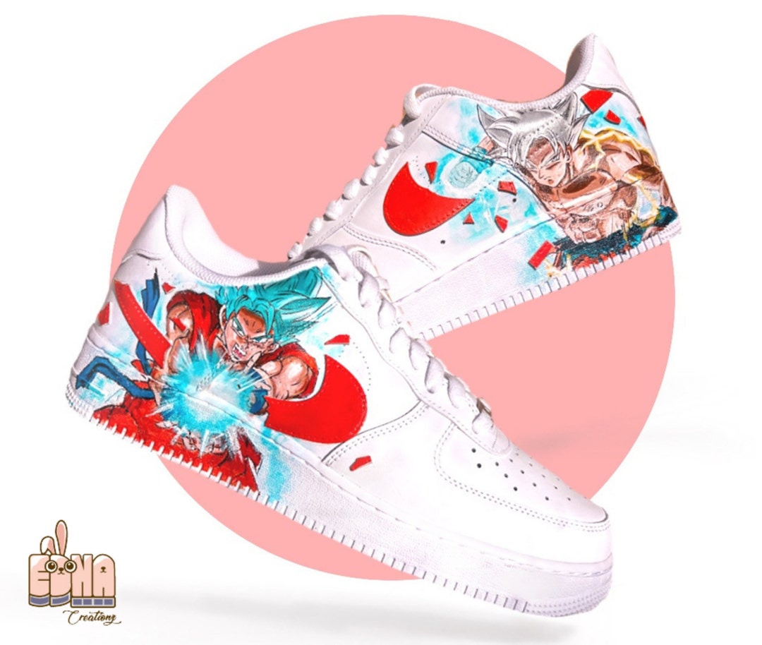 Dragon Ball DBZ Anime Waterproof Antidust Hand-painted Custom Nike AF1 ...