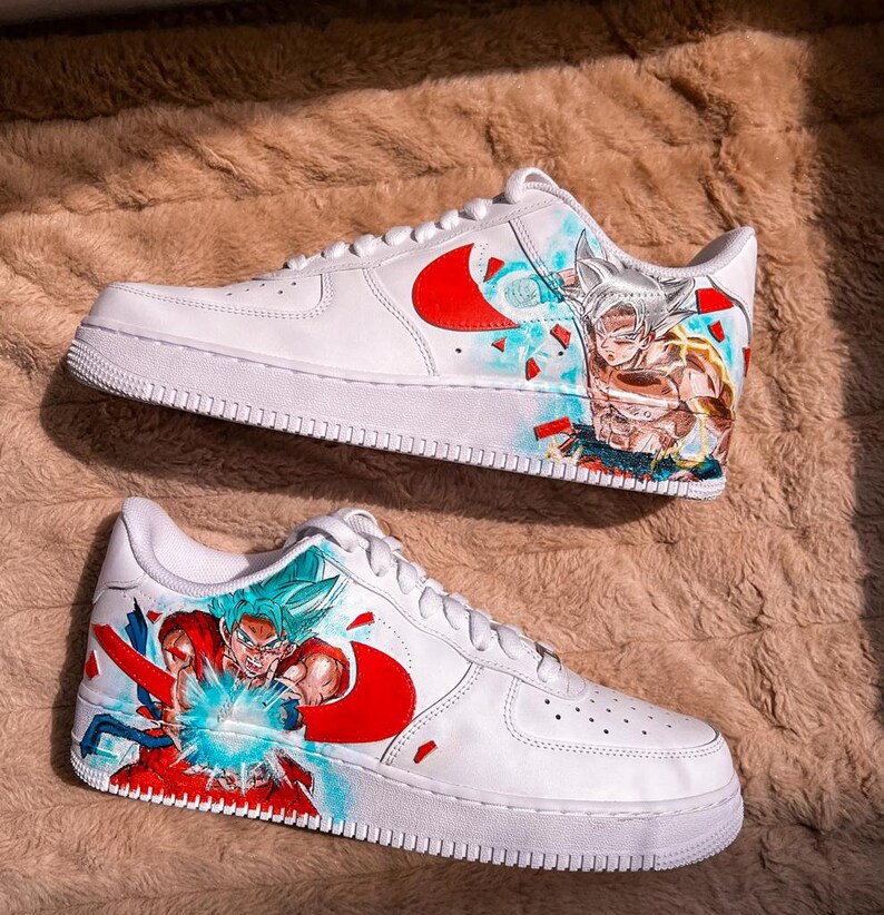 Dragon Ball DBZ Anime pintado a mano Nike AF1 personalizado ...