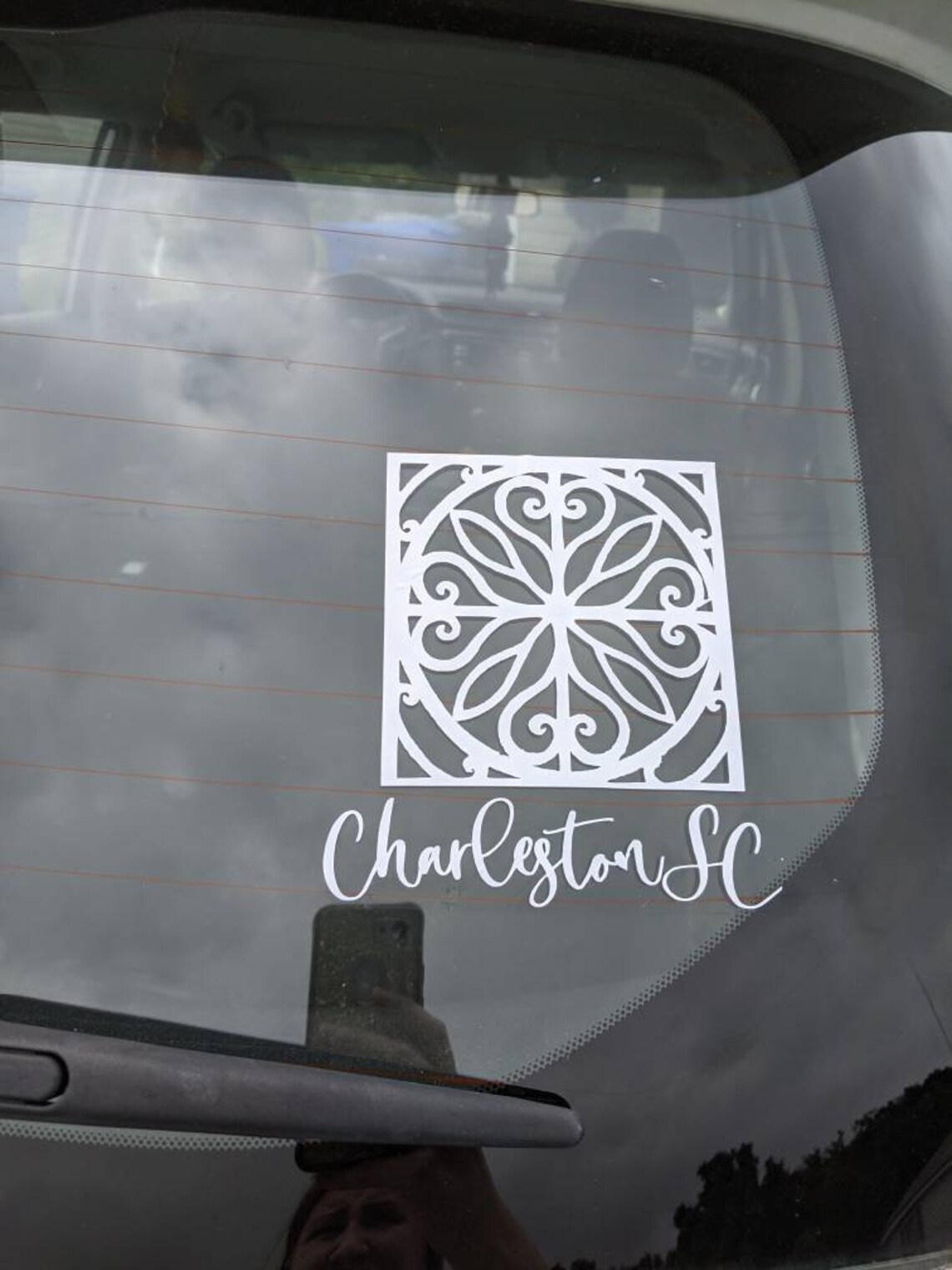 Charleston Gates Car Decal, Iron Gate Sticker - Etsy