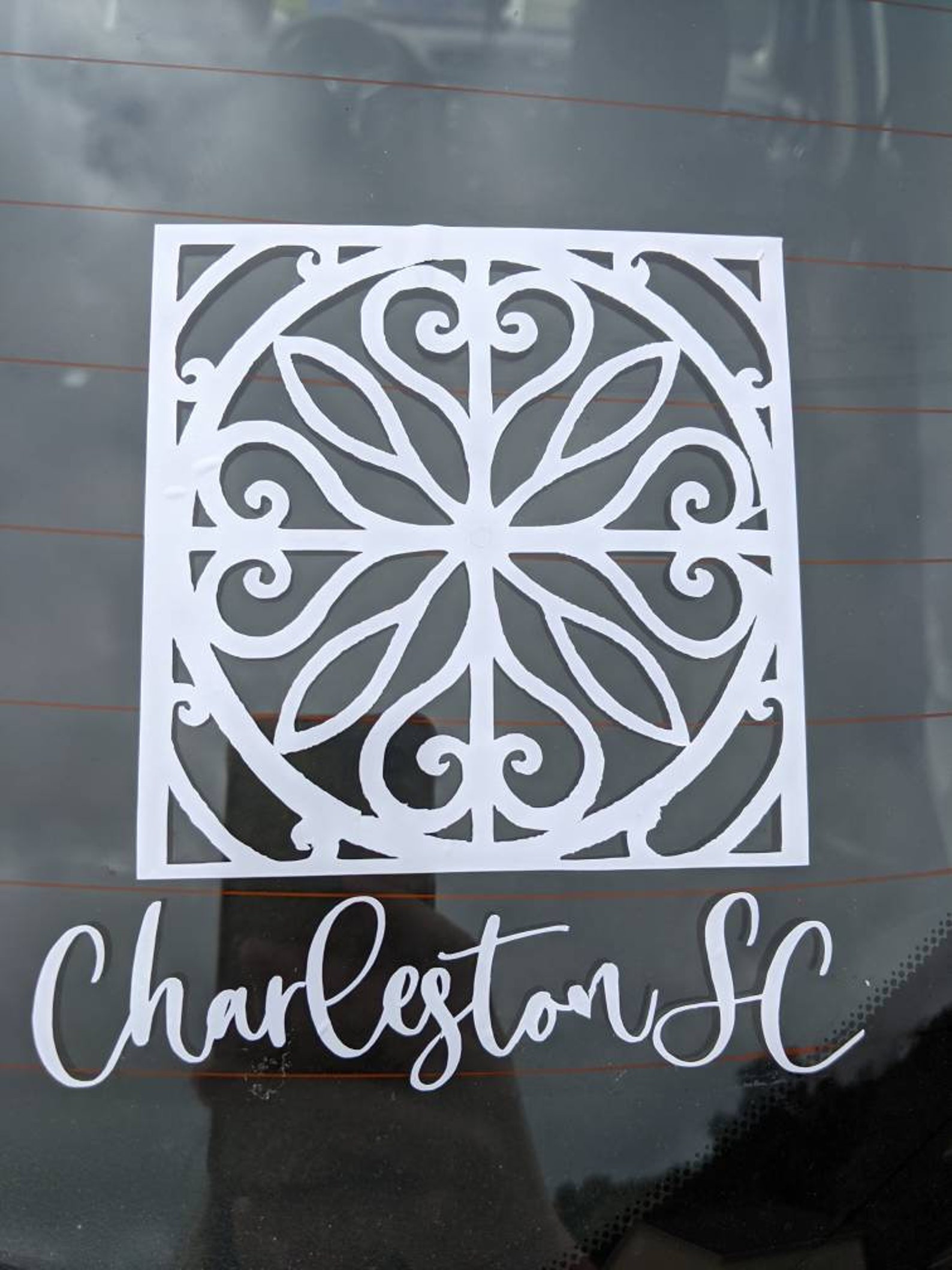 Charleston Gates Car Decal, Iron Gate Sticker - Etsy