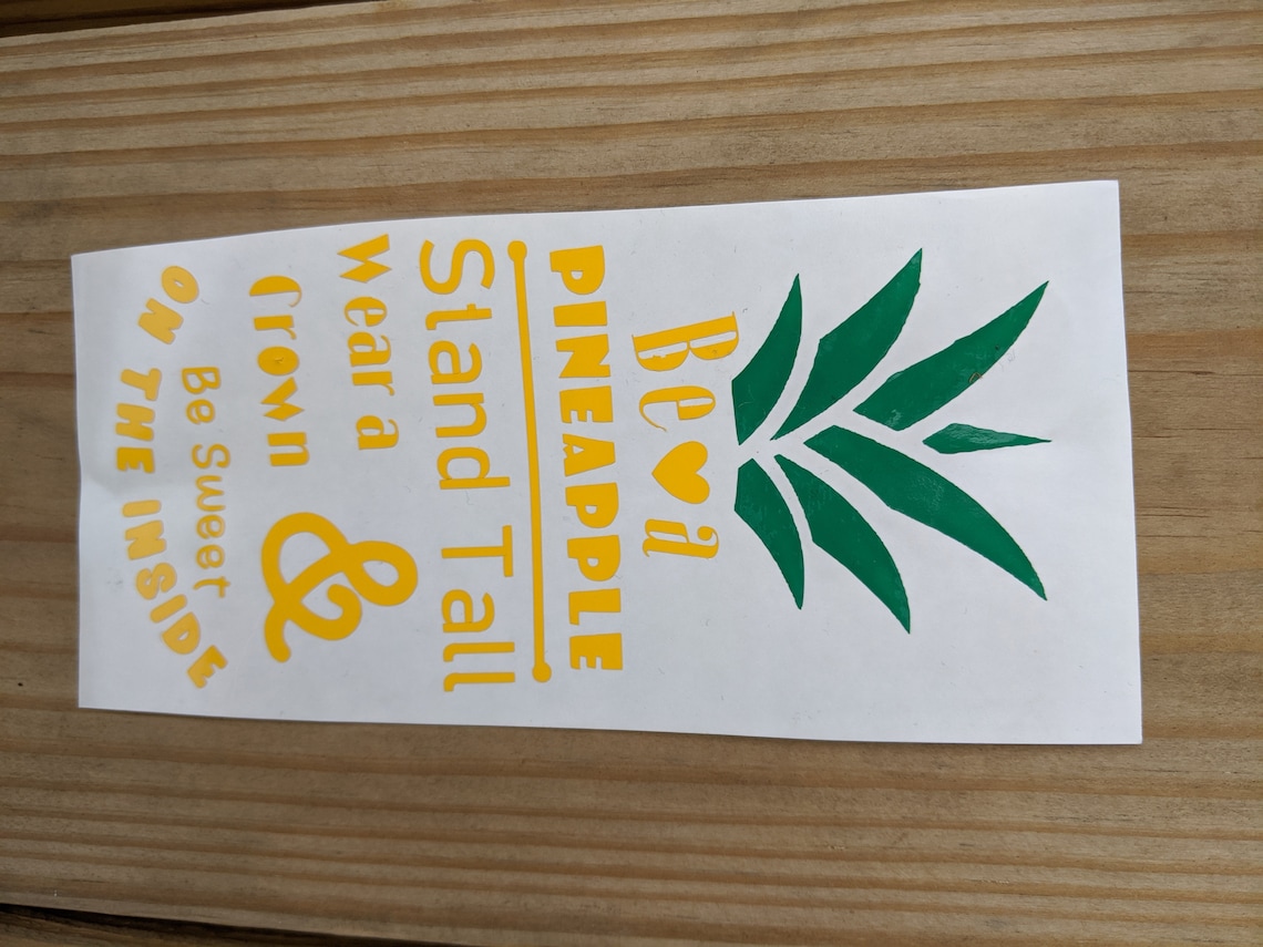 Be a Pineapple Sticker - Etsy