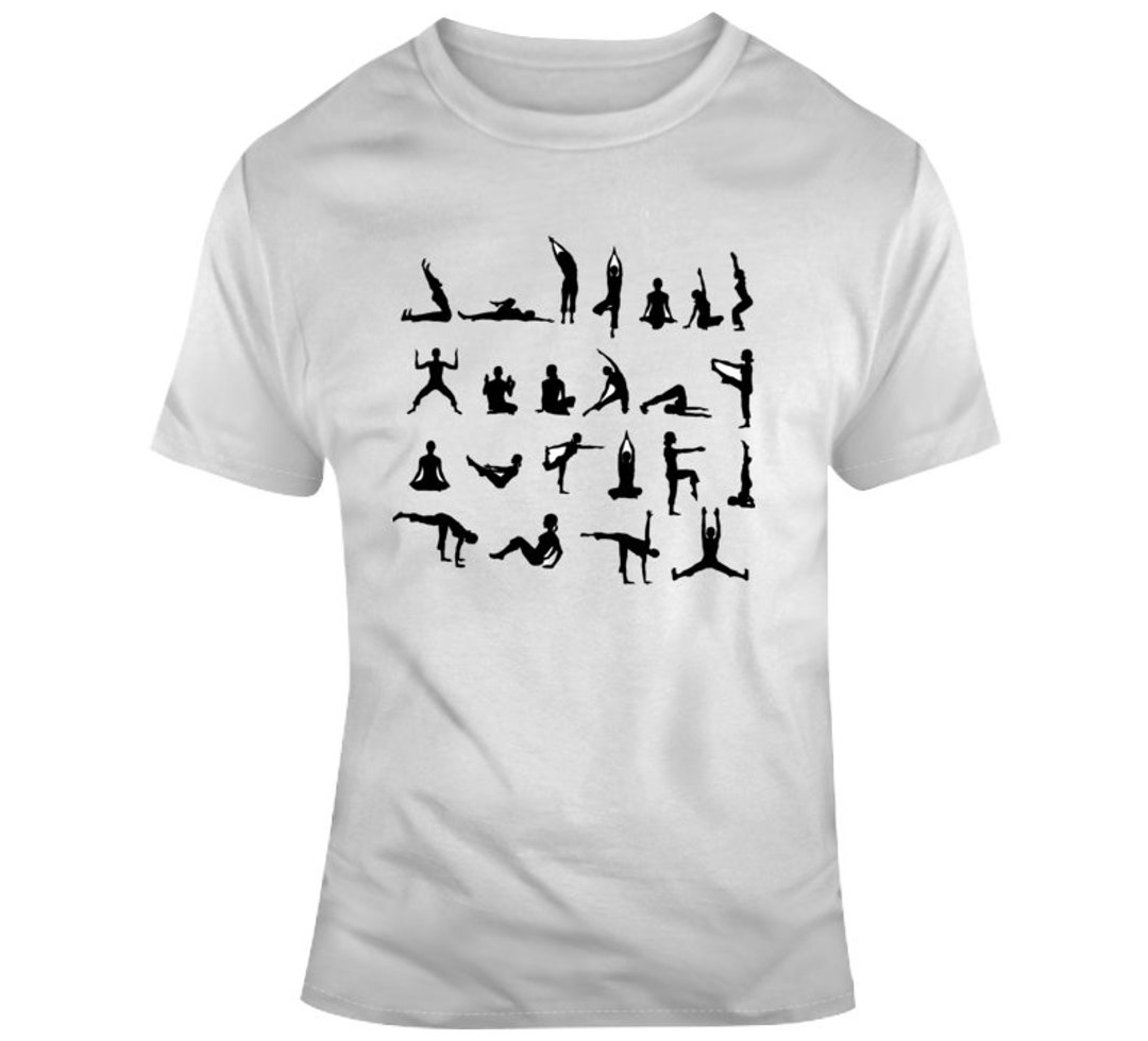 Yoga Asana T Shirt - Etsy
