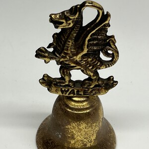 Brass Welch Dragon Bell Wales England - Etsy