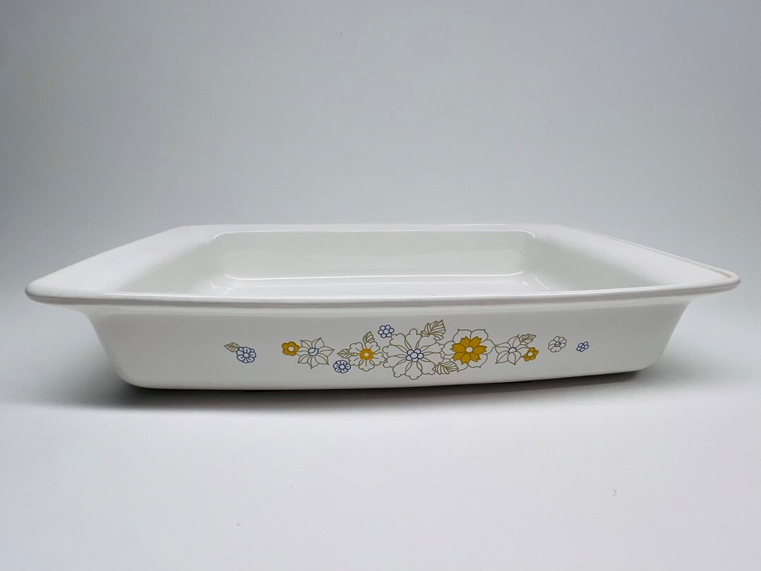 Corning Ware Roaster Casserole Dish P-332 Floral Bouquet - Etsy