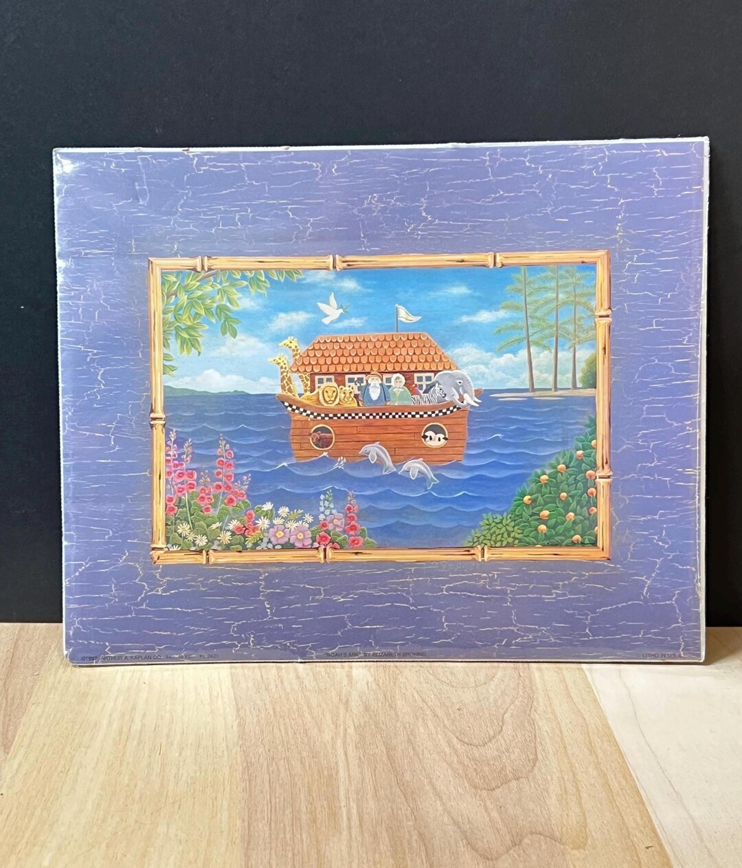 Noah’s Ark Print 8 X 10 Vintage Elizabeth Brownd Art Arthur Kaplan Co ...