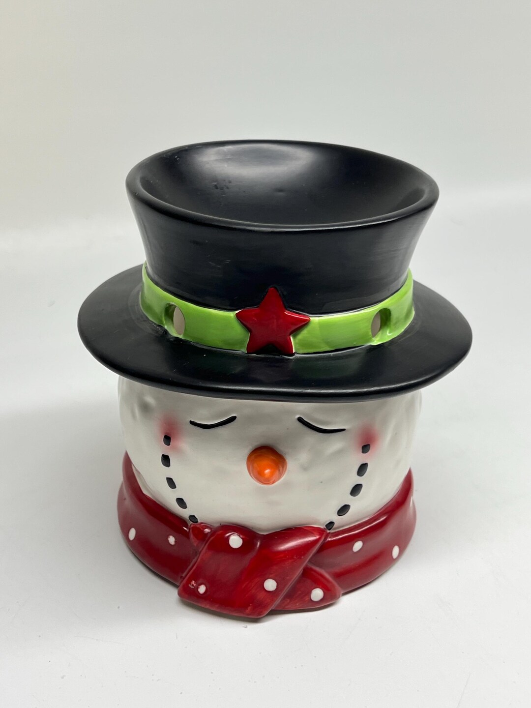 Yankee Candle Christmas Snowman Tart Burner Wax Melt Warmer - Etsy