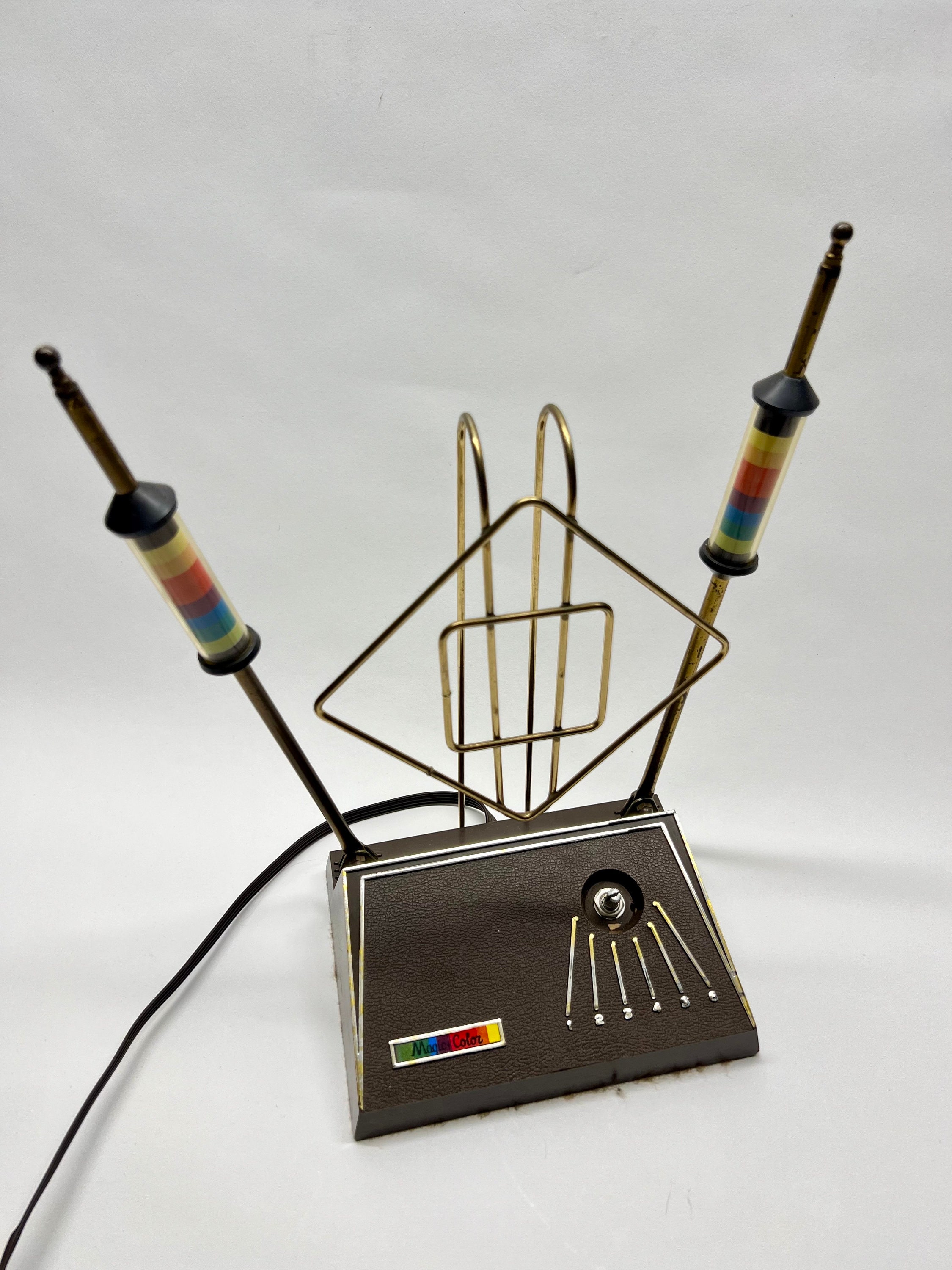 Atomic Age Magic Color TV Antenna Telescoping Rabbit Ears VHF UHF - Etsy
