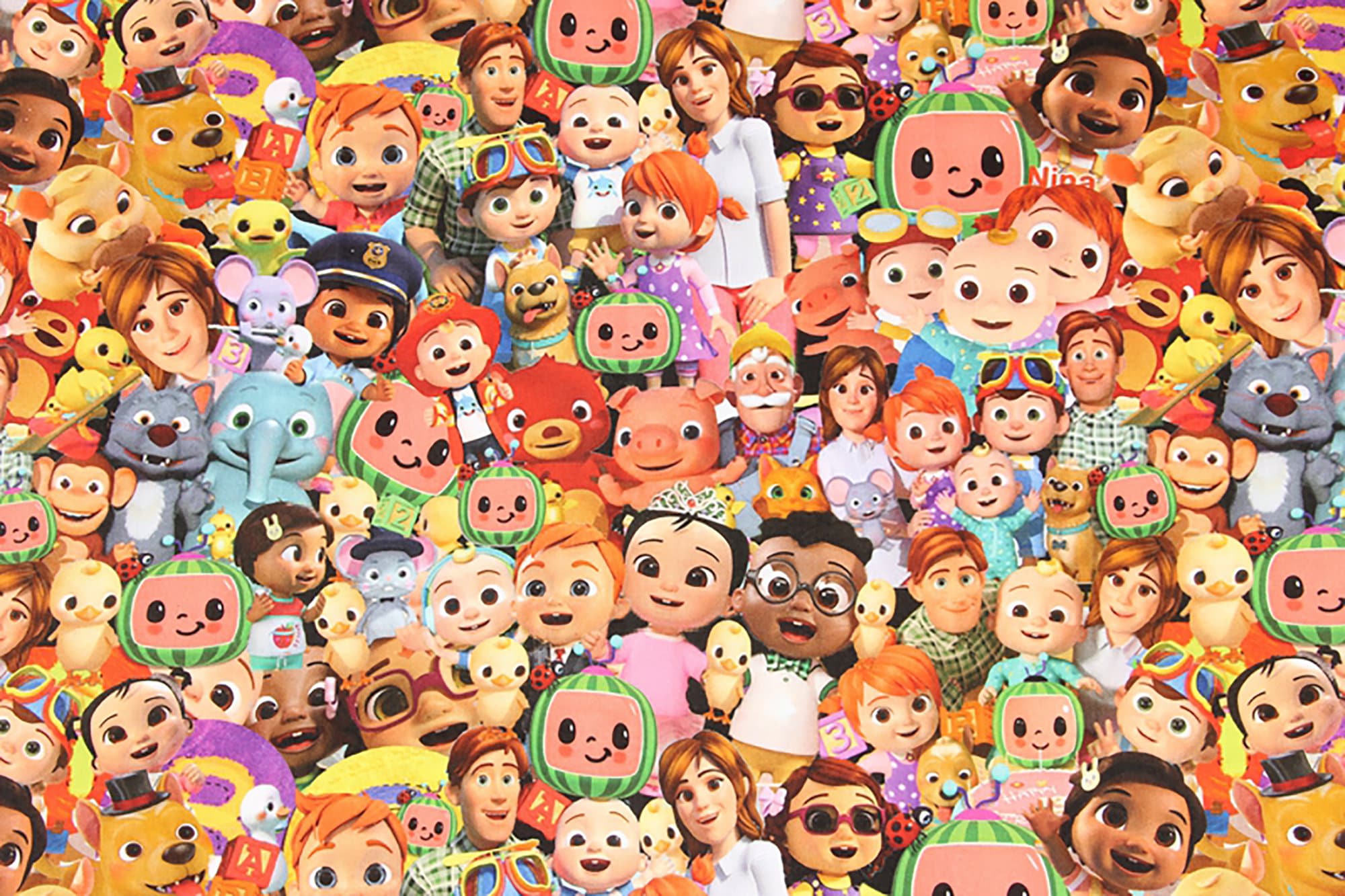 Cocomelon Collection Fabric 100% Cotton Fabric Cartoon | Etsy