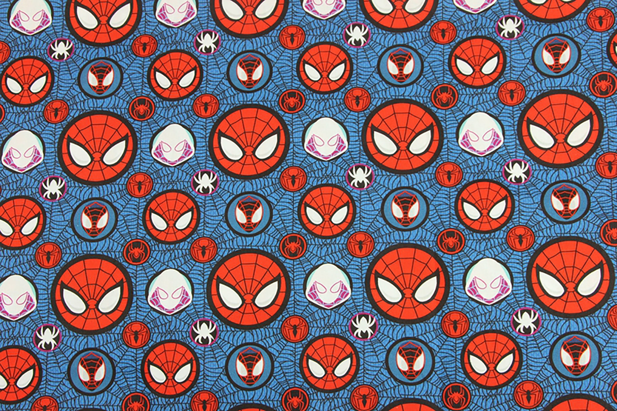 Cartoon Spider-Man Fabric 100% Cotton Fabric Cartoon Printed | Etsy