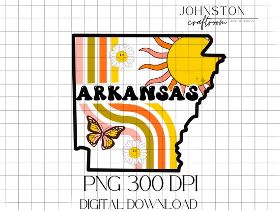 Arkansas Png AR Png Arkansas State Png Arkansas Design Png - Etsy