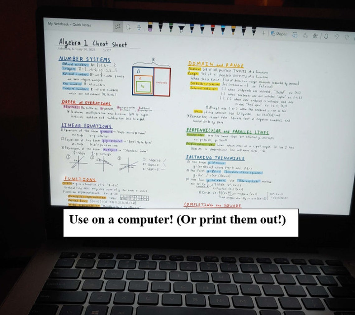 Algebra 1 Cheat Sheet - Etsy Algebra 1 Cheat Sheet - Etsy