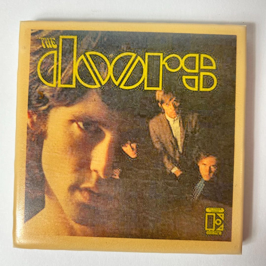 Classic Rock Band Led Zeppelin & Doors Coaster Set - Etsy