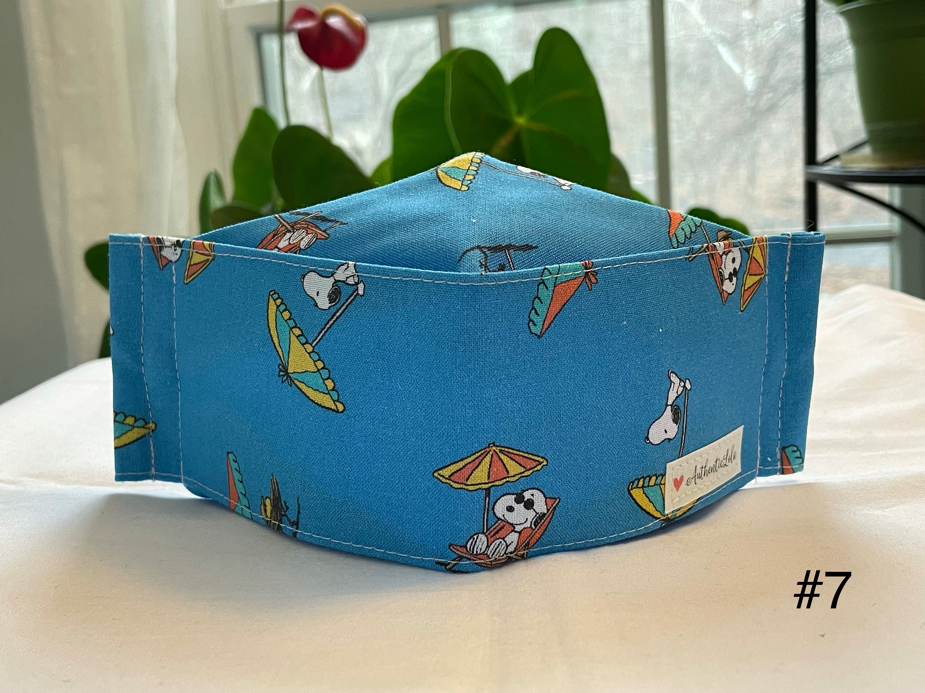 Snoopy Anti-fog 100% Cotton 3D Face Mask for | Etsy