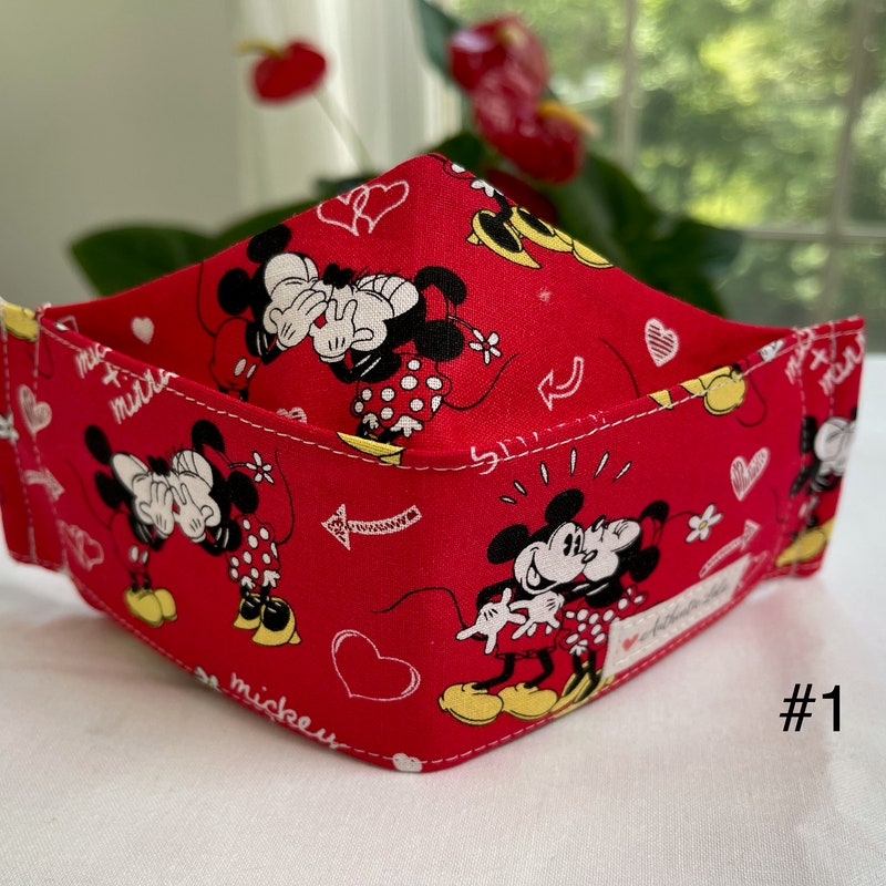 Minnie Mouse Face Mask - Etsy
