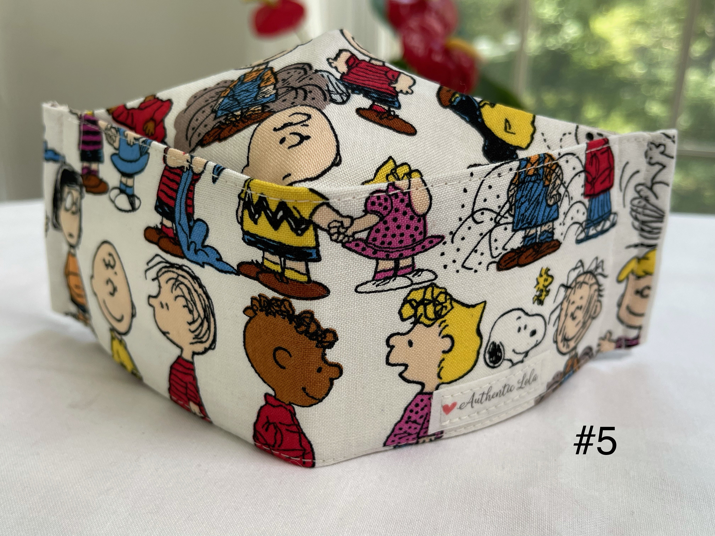 Snoopy Anti-fog 100% Cotton 3D Face Mask for | Etsy