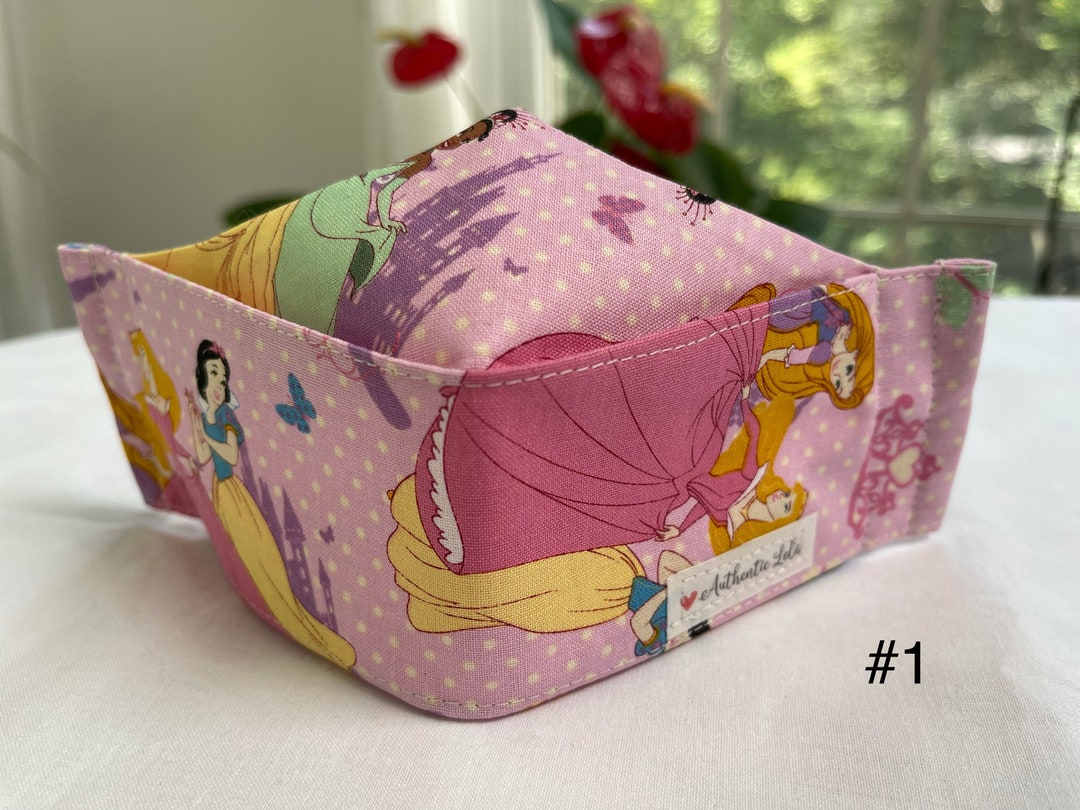 Disney Princesses Anti-fog 100% Cotton 3D Face Mask for Adults/kids ...