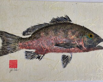 Gyotaku Fish Print - Etsy