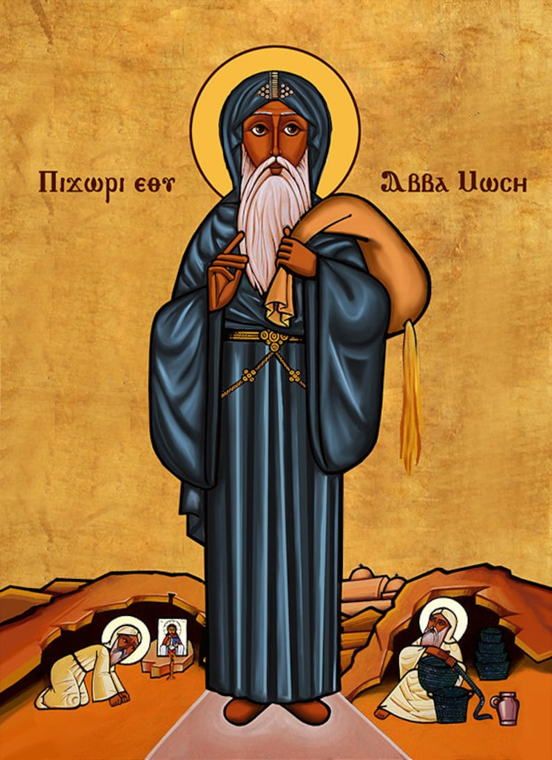 Saint Moses the Black | Etsy