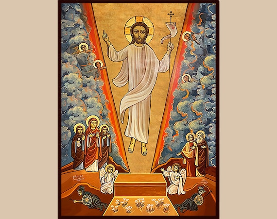 The Holy Resurrection coptic Orthodox Icon 2 - Etsy