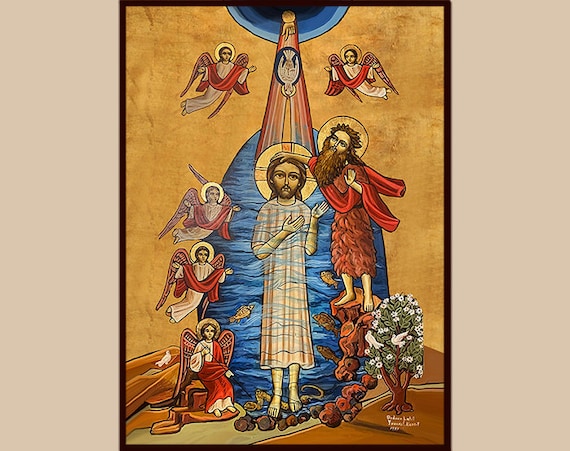 Epiphany Coptic Orthodox Icon 3 - Etsy