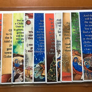 Nativity Feast’s Bookmarks, Set of 10 Laminated Christmas Bookmarks - Etsy