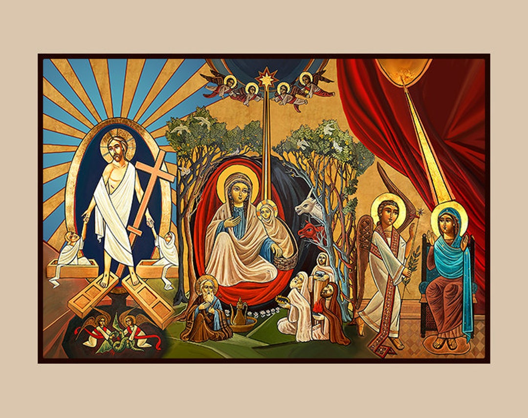 Resurrection Icon Coptic