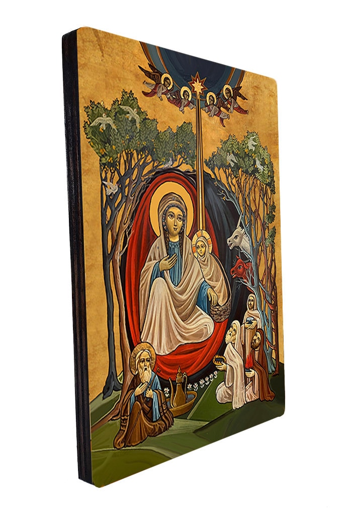 Icône de la Nativité copte #1 - Etsy France
