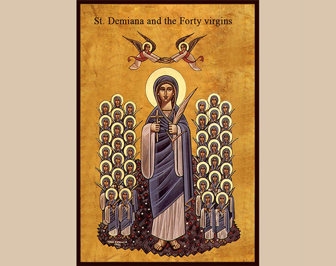 St. Demiana and the Forty Virgins - Etsy