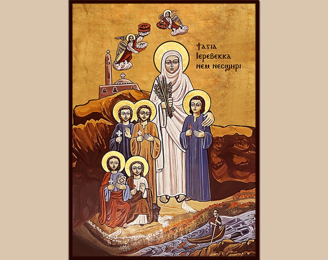 St. Rebecca and Her Five Children - Etsy