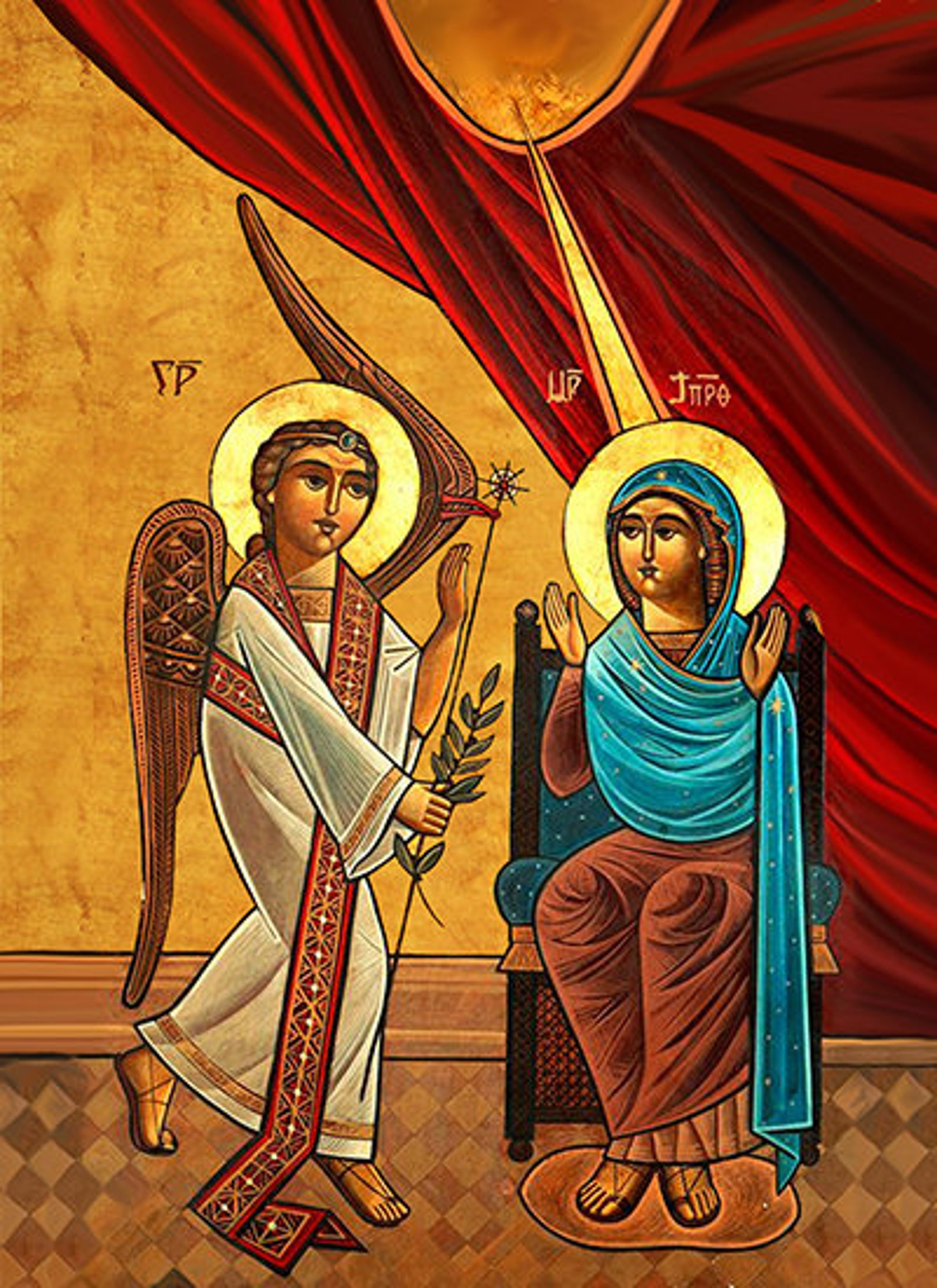 Set of 7 Coptic Icons for the 7 Major Feasts of the Lord Jesus Christ ...