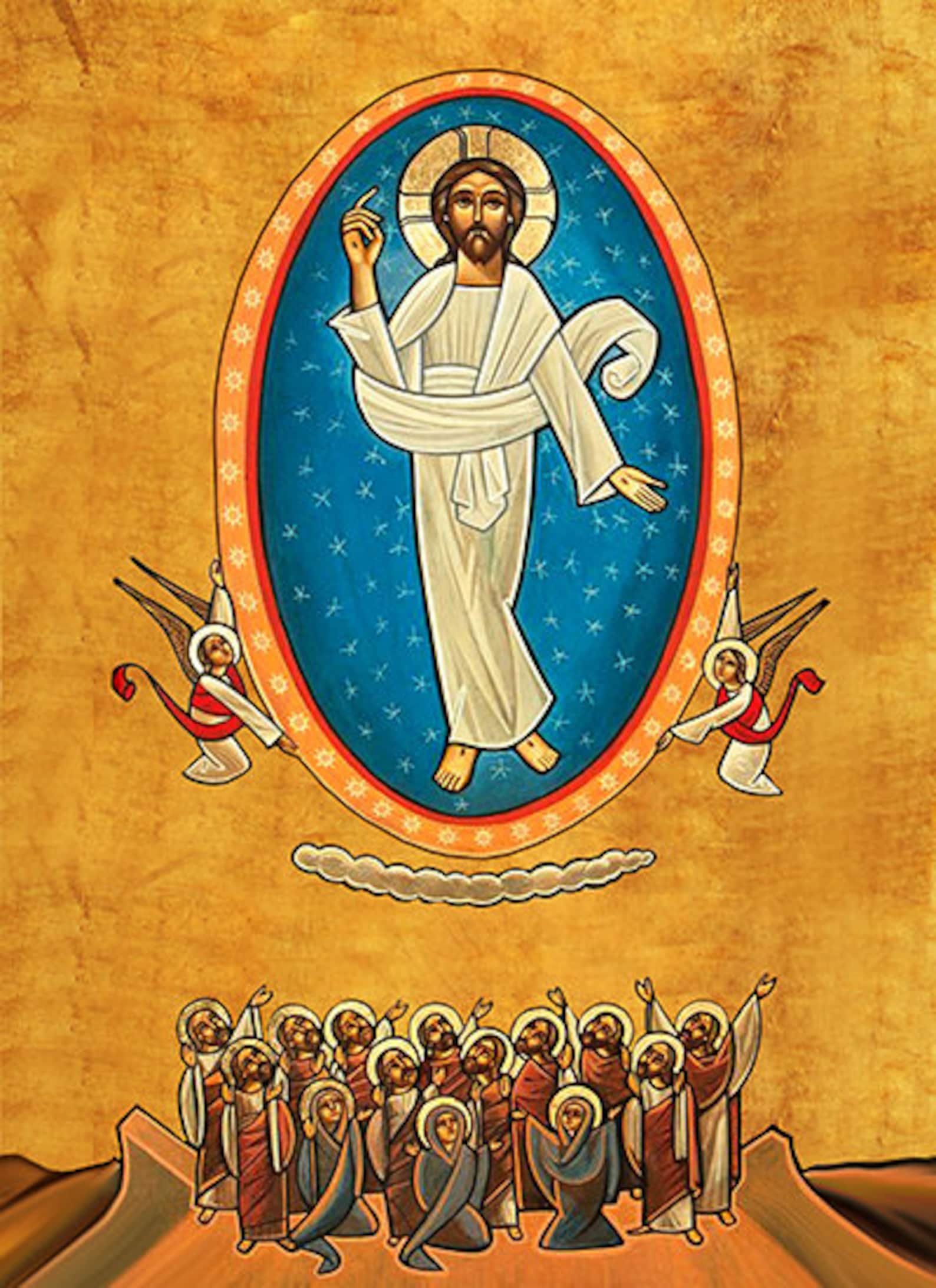 Set of 7 Coptic Icons for the 7 Major Feasts of the Lord Jesus Christ ...