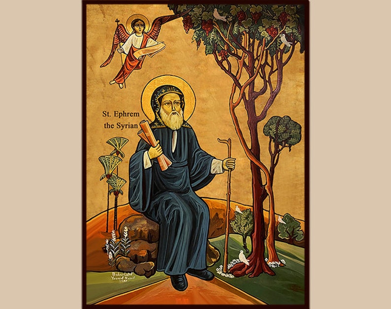 St. Ephrem the Syrian - Etsy