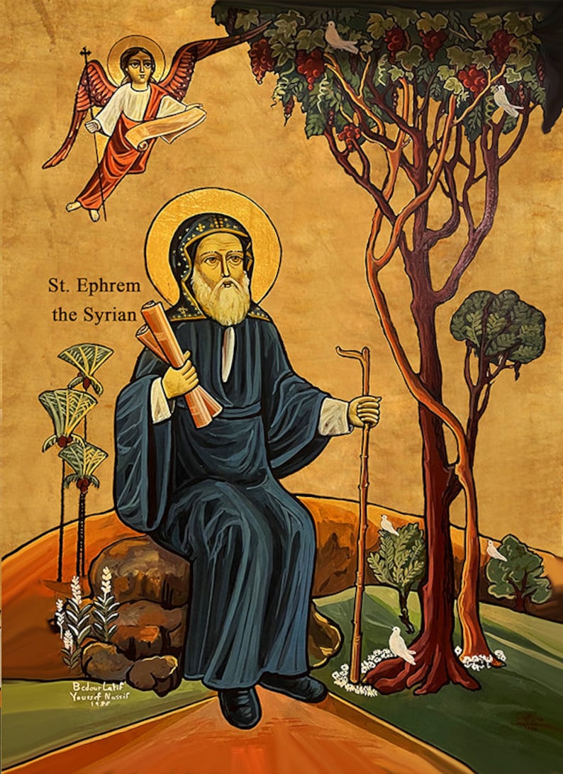St. Ephrem the Syrian - Etsy