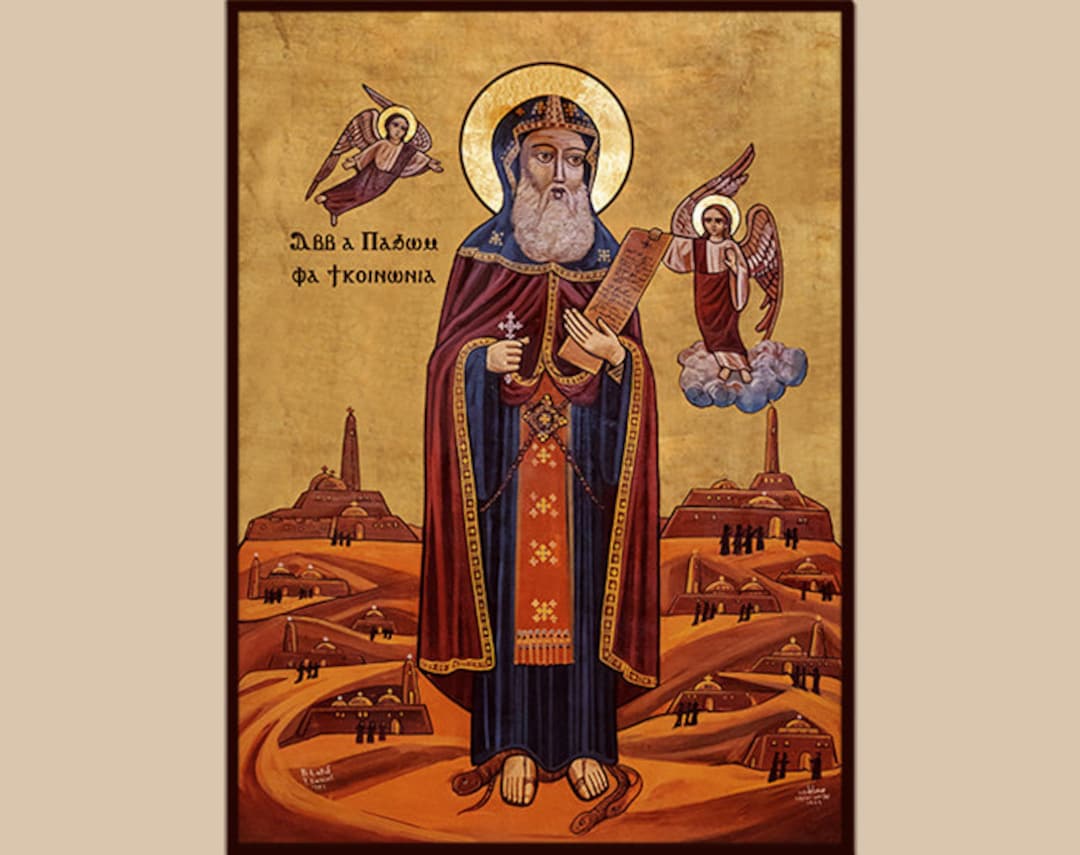 Saint Pachomius of the Koinonia - Etsy