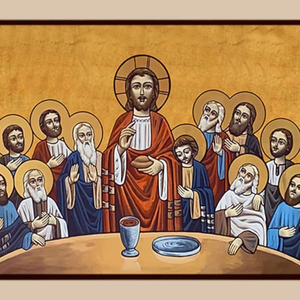 The Last Supper Orthodox Icon - Etsy