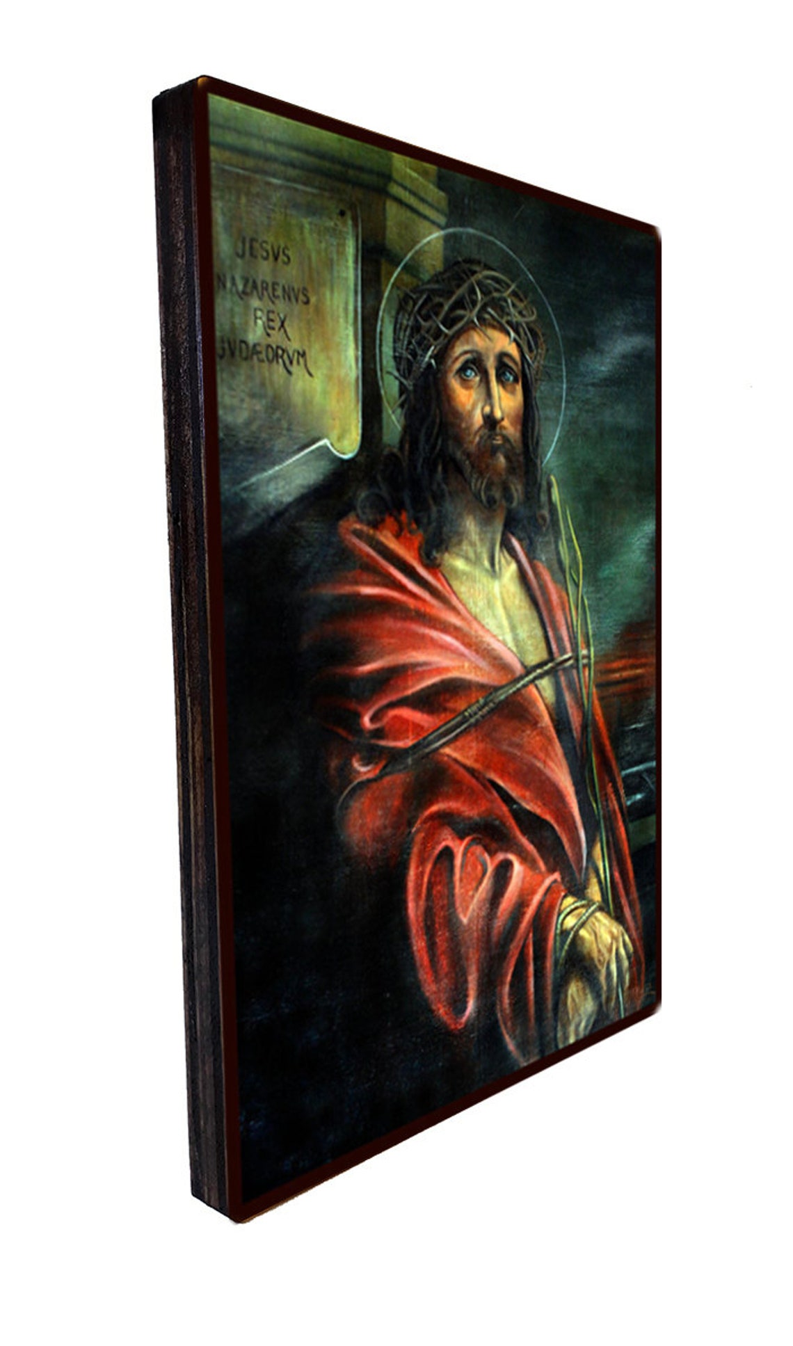 Christ in the Red Robe and the Crown of Thorns - Etsy