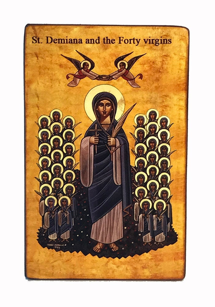 St. Demiana and the Forty Virgins - Etsy