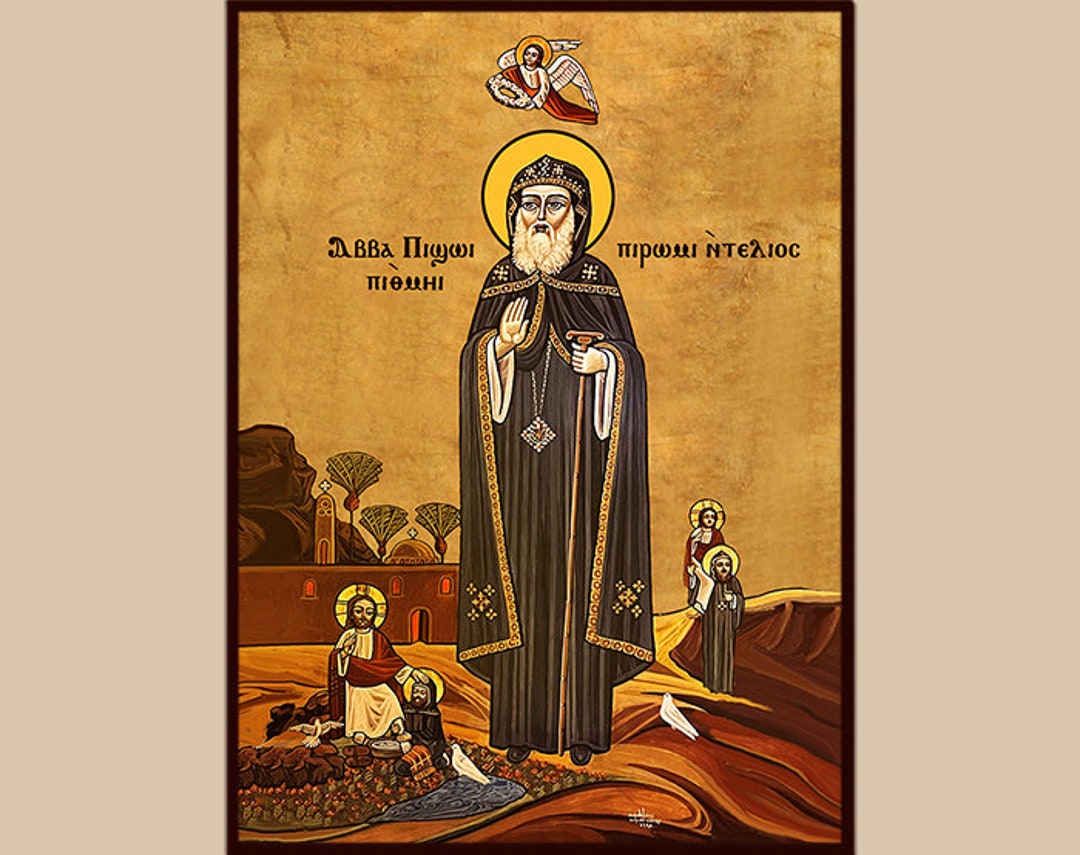 St. Pishoy the Perfect Man #3 - Etsy