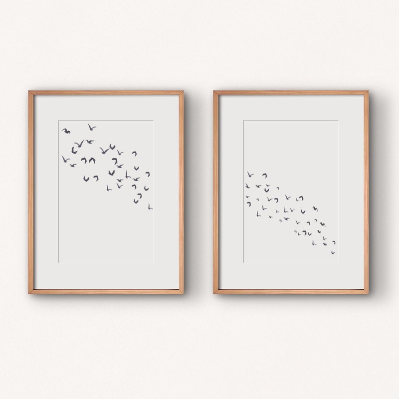 Flying Bird Print - Etsy