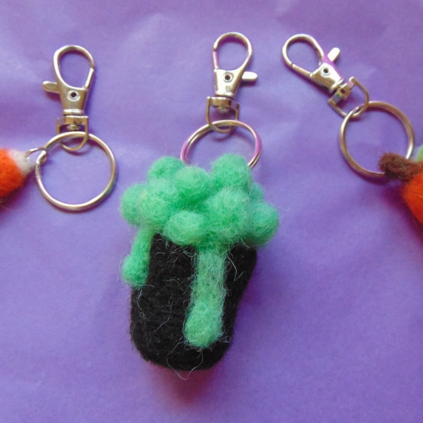 Needle Felted Keychain - Etsy Canada